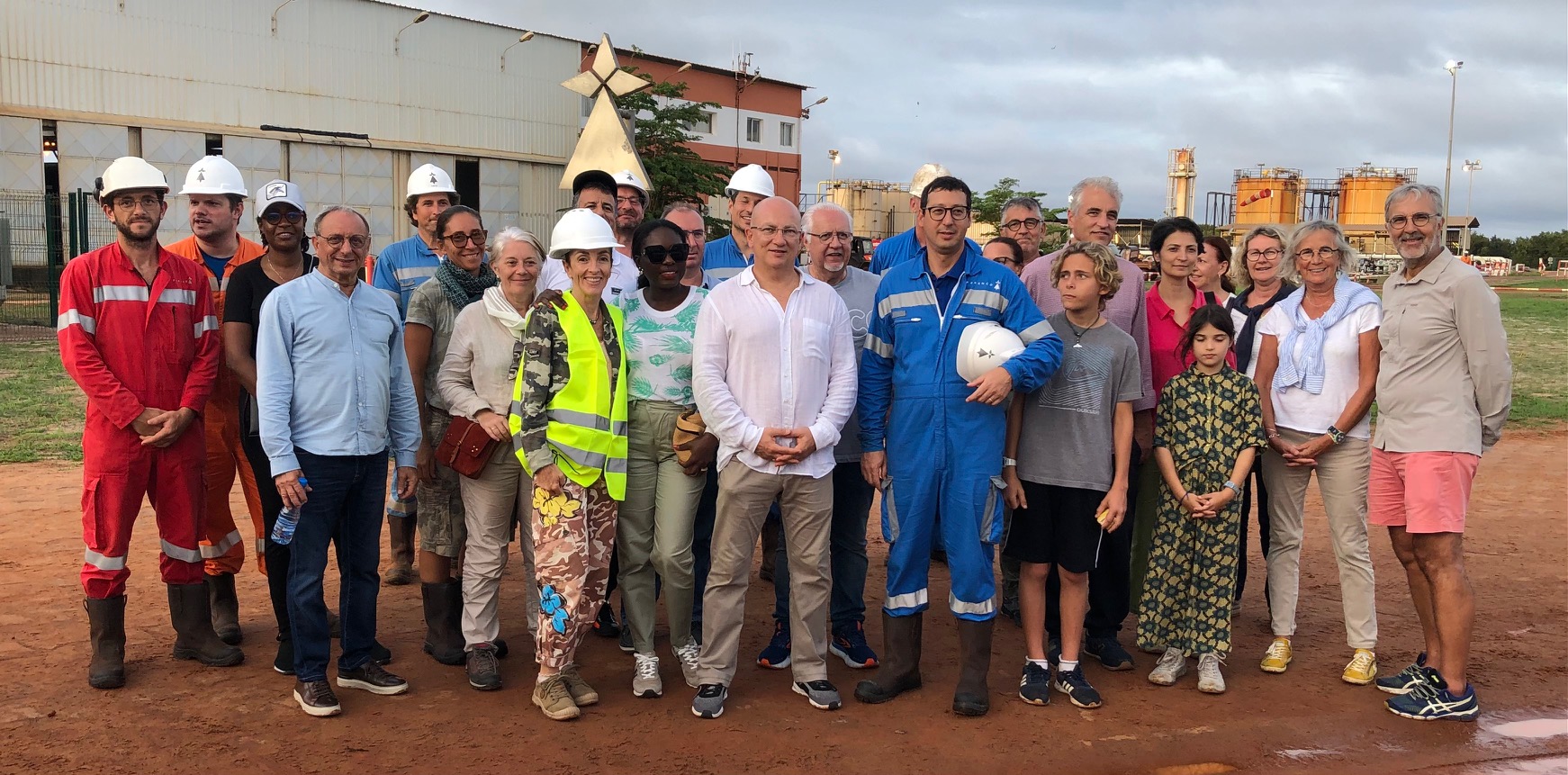 Visite des installations PERENCO à Batanga - Les CCE Gabon
